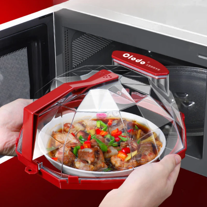 Microwave-Heating-Cover-Household-High-Temperature-Proof-Oil-Splash ...