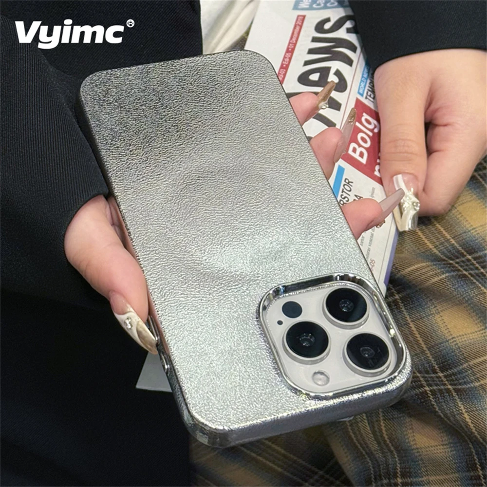 Matte-Solid-Silver-Color-Camera-Bumper-Phone-Case-sensa-o-de-pele ...