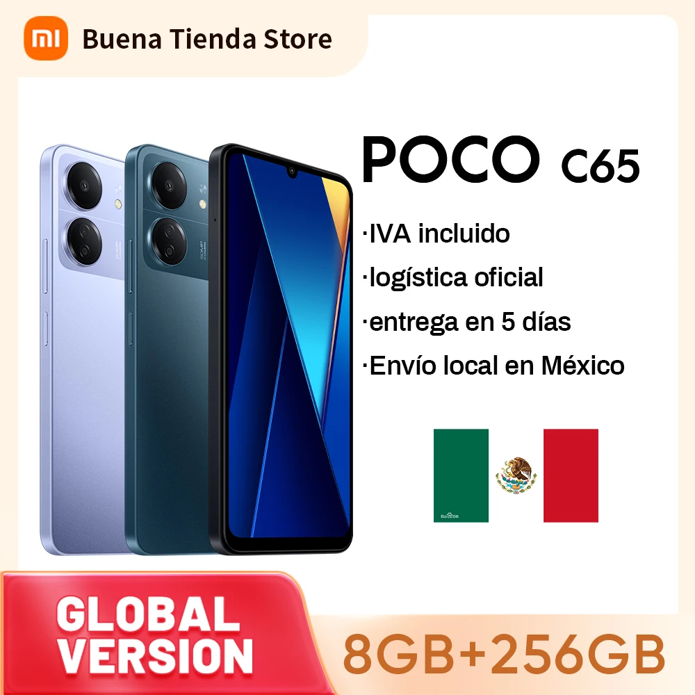 Xiaomi-Smartphone-POCO-C65-8GB-256GB-de-armazenamento-helio-g85 ...