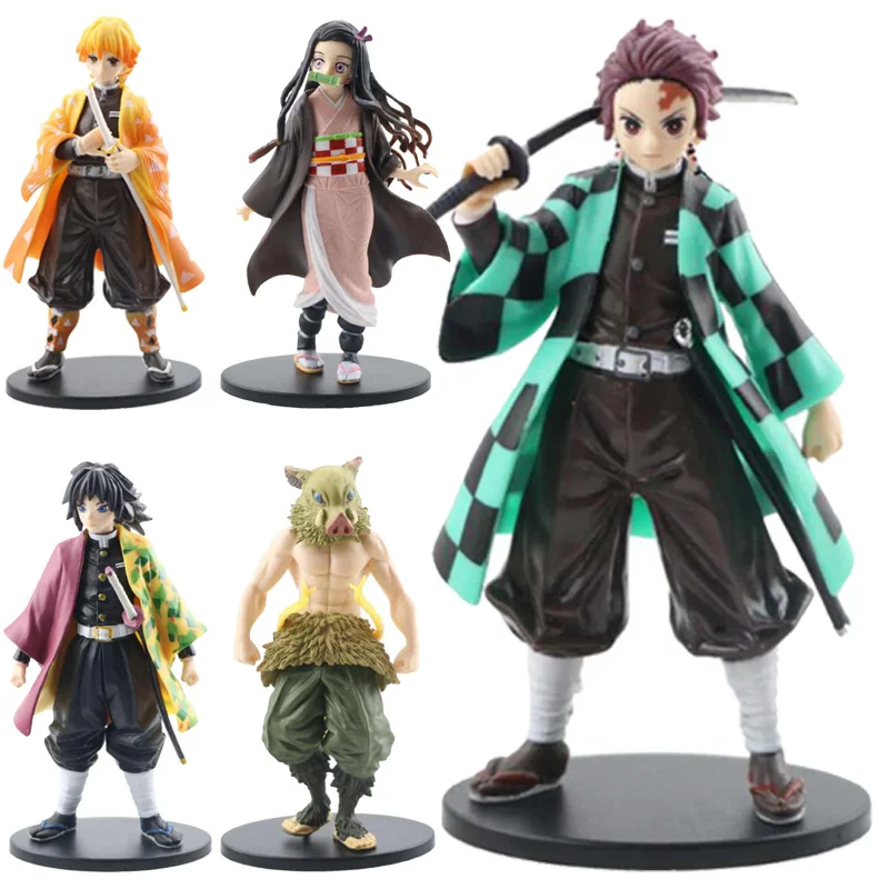 Anime Action Figure Demon Slayer Tanjiro Rengoku Kimetsu No Yaiba ...