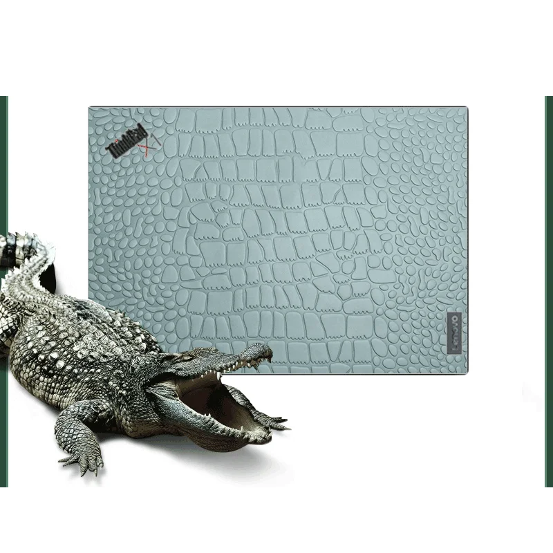 Crocodile grain Skin Laptop Stickers for Lenovo ThinkPad X1 Carbon 10th ...