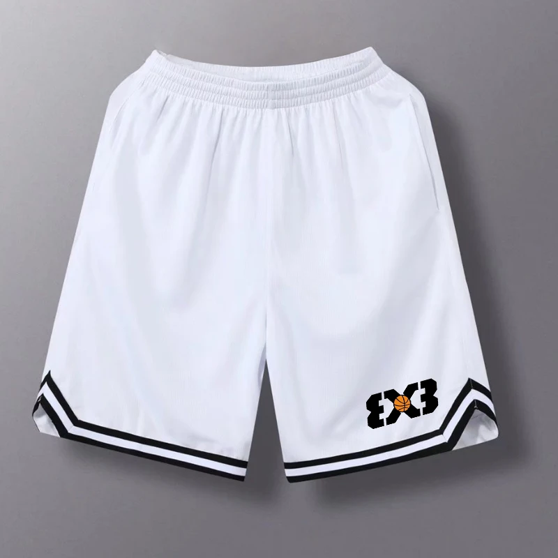 3X3 American shorts basketball men and women summer quick-drying ...