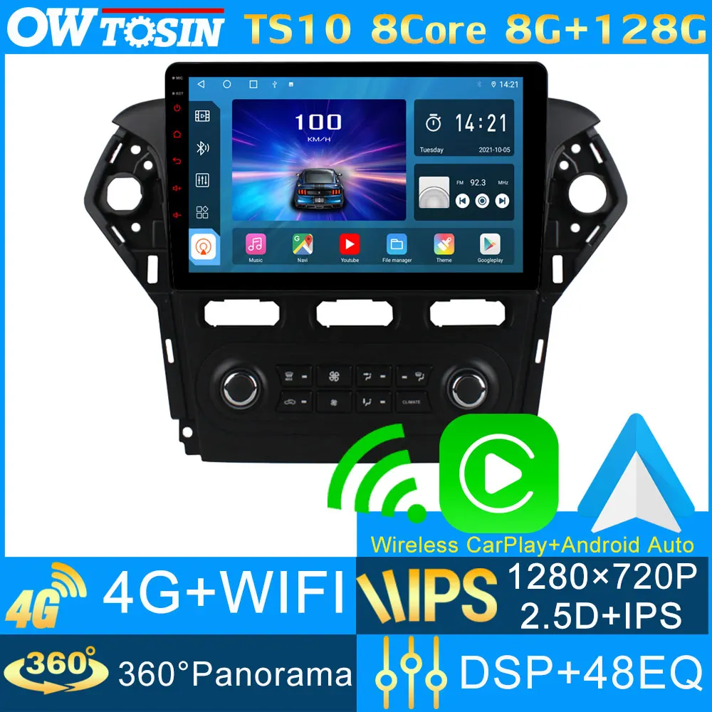 TS10-8Core-8G-128G-IPS-1280-720P-Car-Stereo-Android-Multimedia-Player ...