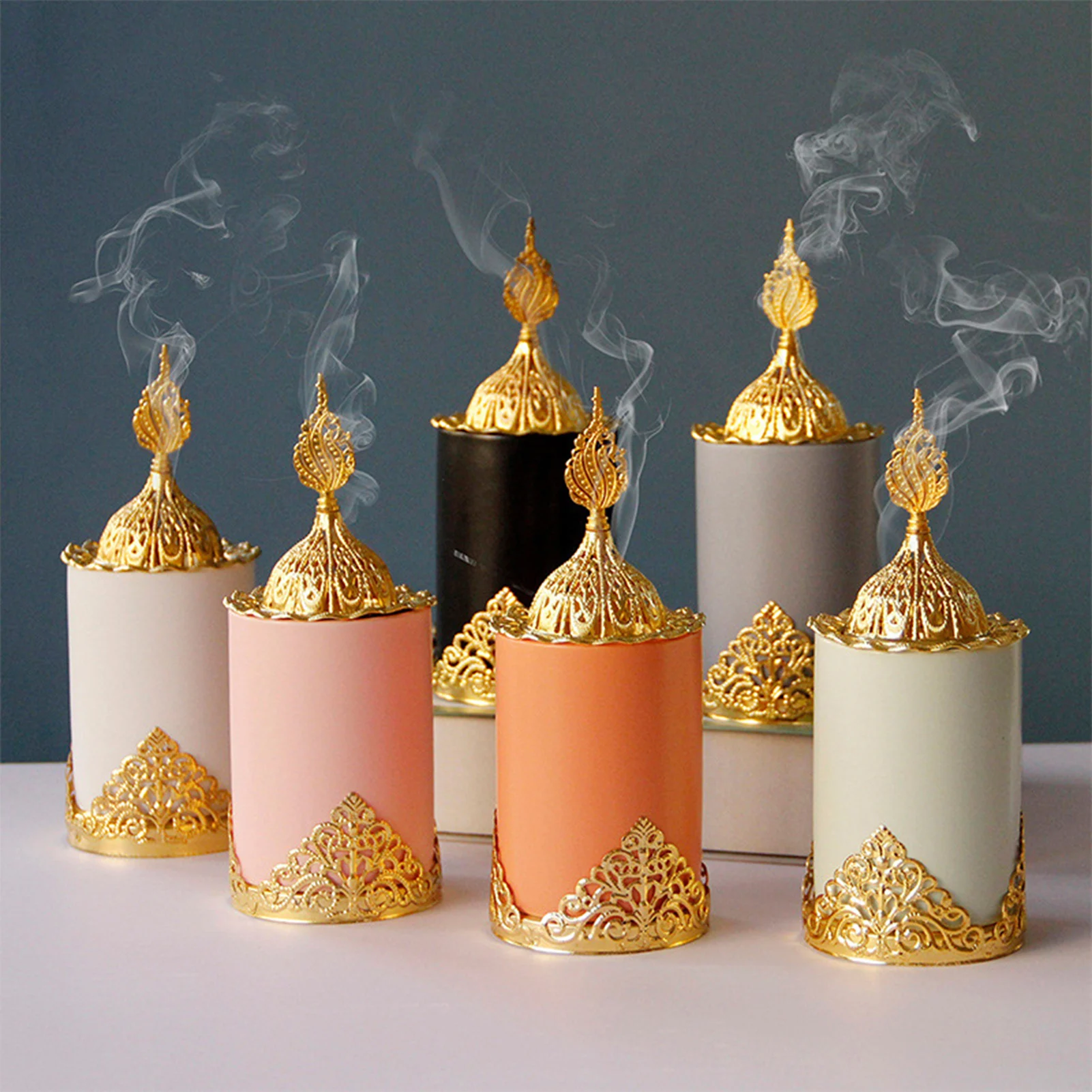 Incense Burner For Ramadan Cylinder Metal Arabic Incense Burner Pot For ...