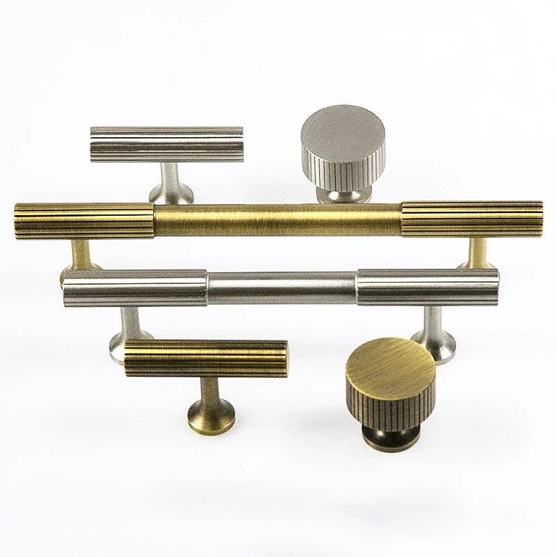 TB9012-Solid-Brass-Art-Deco-Vertical-Lines-Linear-Kitchen-Cabinet-Knobs ...