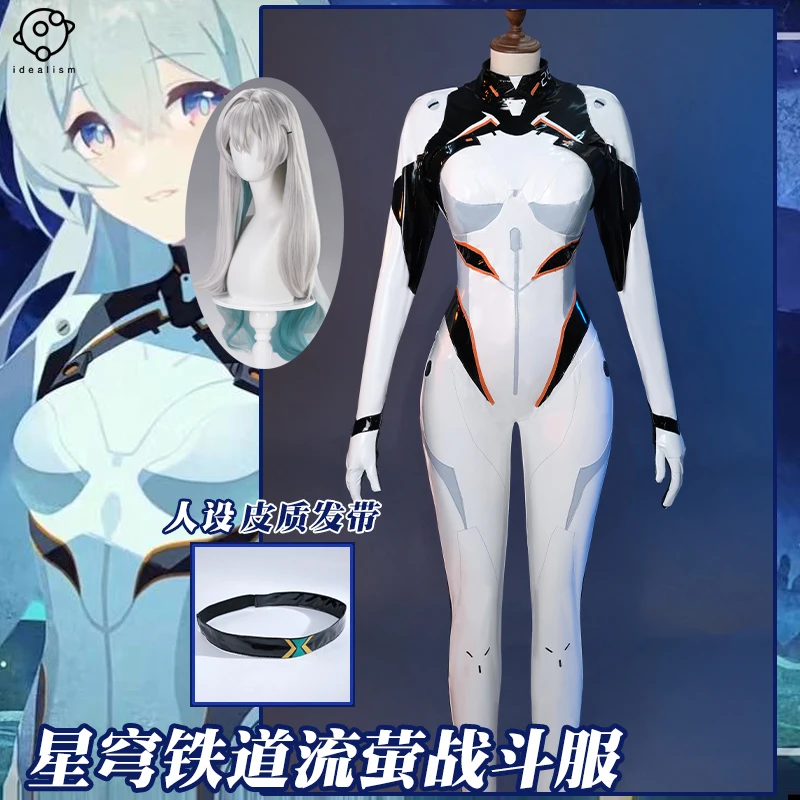 Game-Honkai-Star-Rail-Firefly-Cosplay-Battle-Dresses-Cos-Jumpsuit-White-Uniform-Wig-Full-Set ...