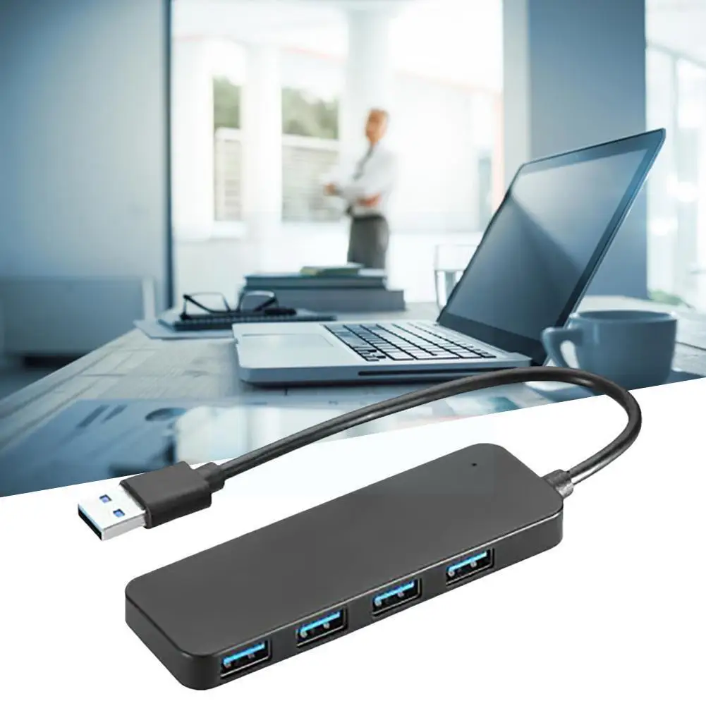 Portable High Speed 4 Port Usb2.0/3.0 Hub For Pc Laptop Notebook Mouse ...