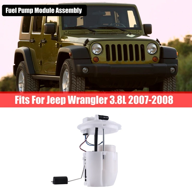 Car Fuel Pump Module Assembly Fits For Jeep Wrangler 3.8L 2007-2008 ...