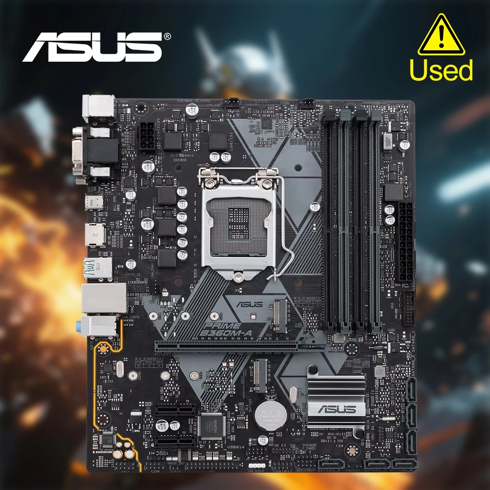 ASUS B360M-A original desktop computer B360 B360M DDR4 motherboard LGA ...