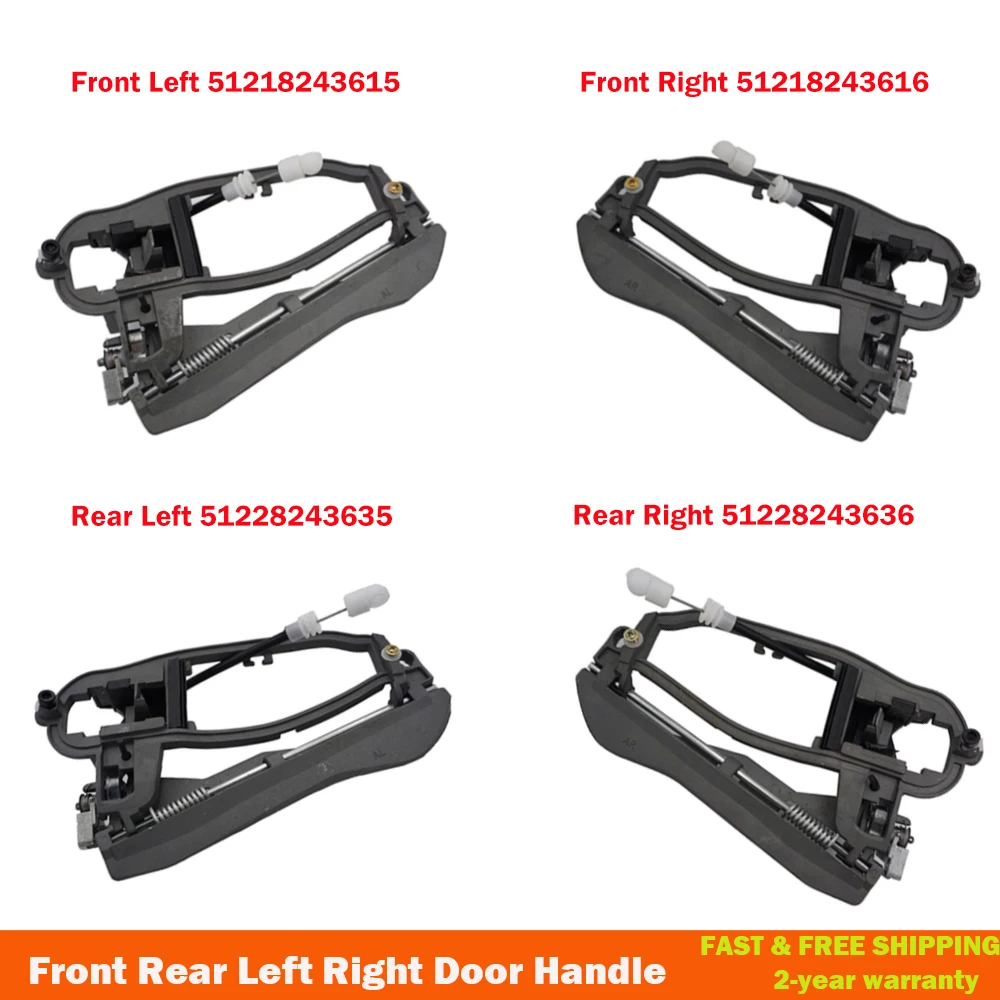 Car-Exterior-Door-Handle-Carrier-Frame-Front-Rear-Left-Right ...