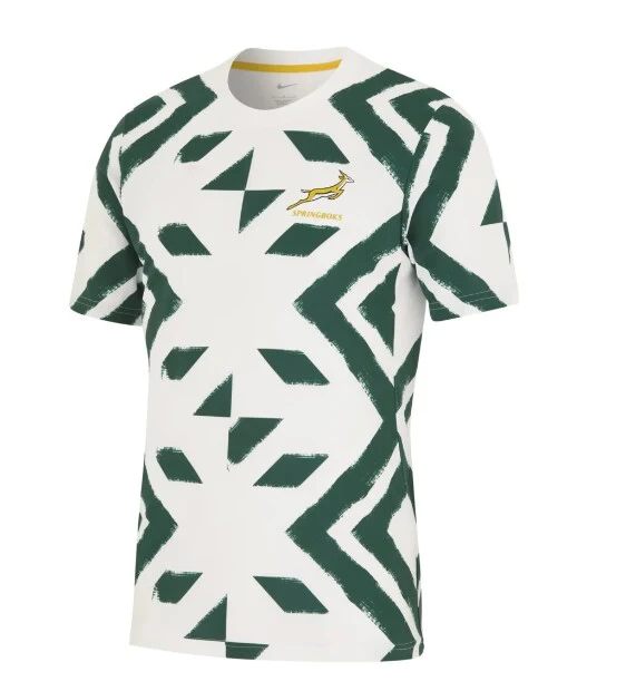 Camiseta de rugby para el día del partido en casa de los Springboks de ...