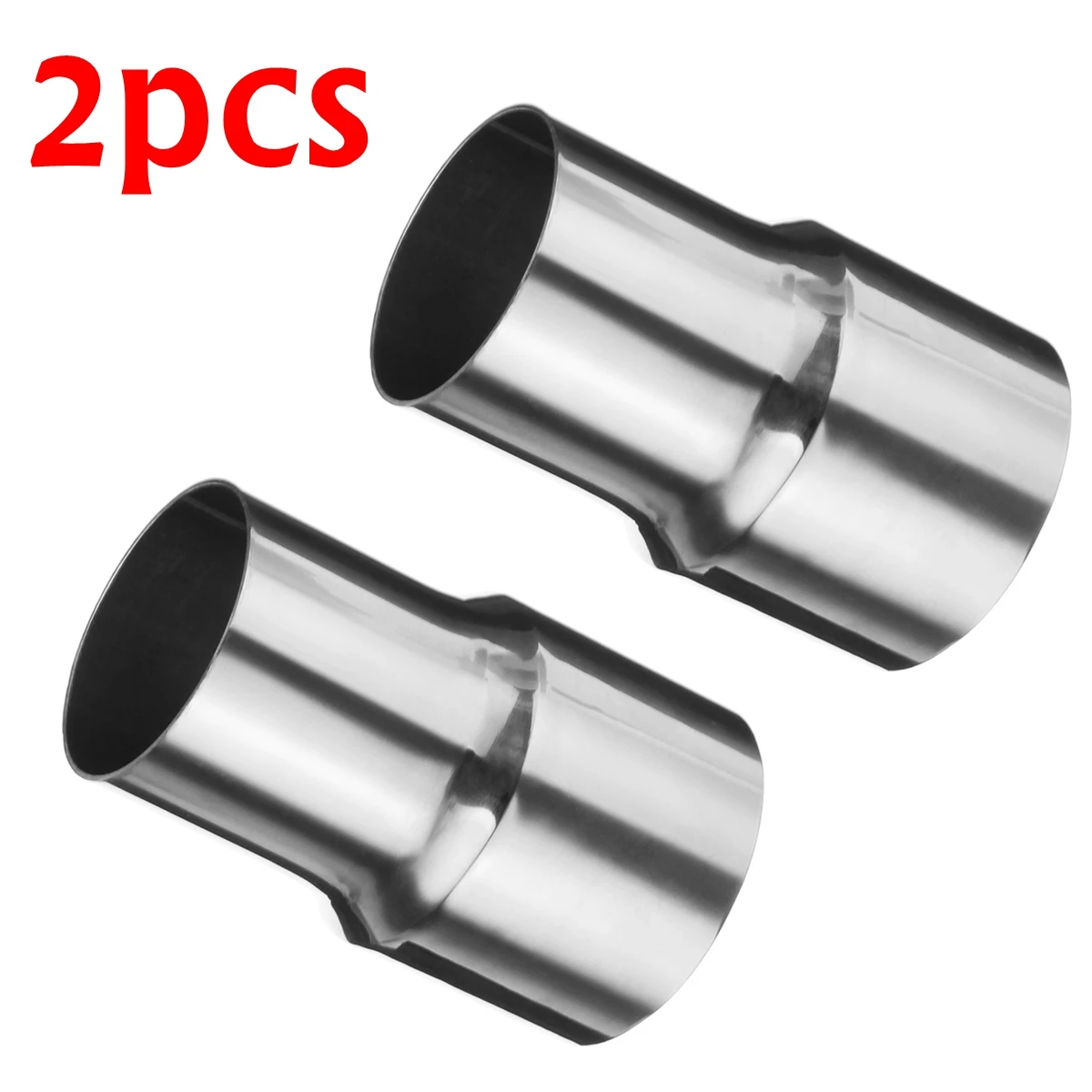 1/2/4pcs 63mm 51mm Car Exhaust Pipe Reducer Adapter Connector Pipe 2.5 ...