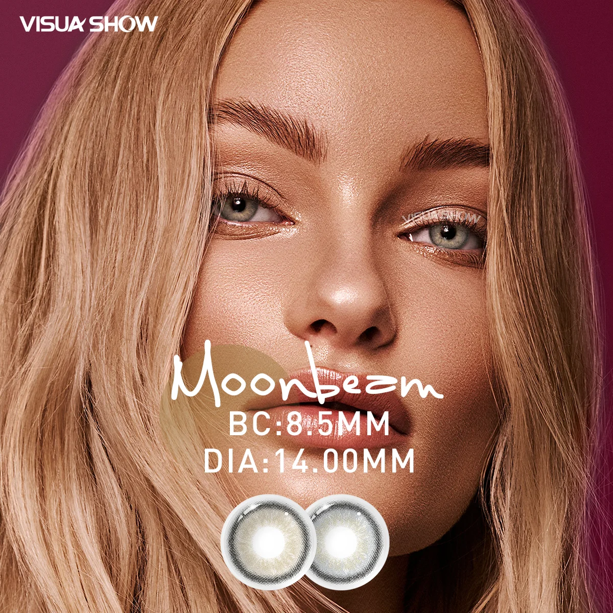 VISUASHOW-Moonbeam-2pcs-Myopia-Contact-Lenses-1-00-to-10-00-Diopter ...