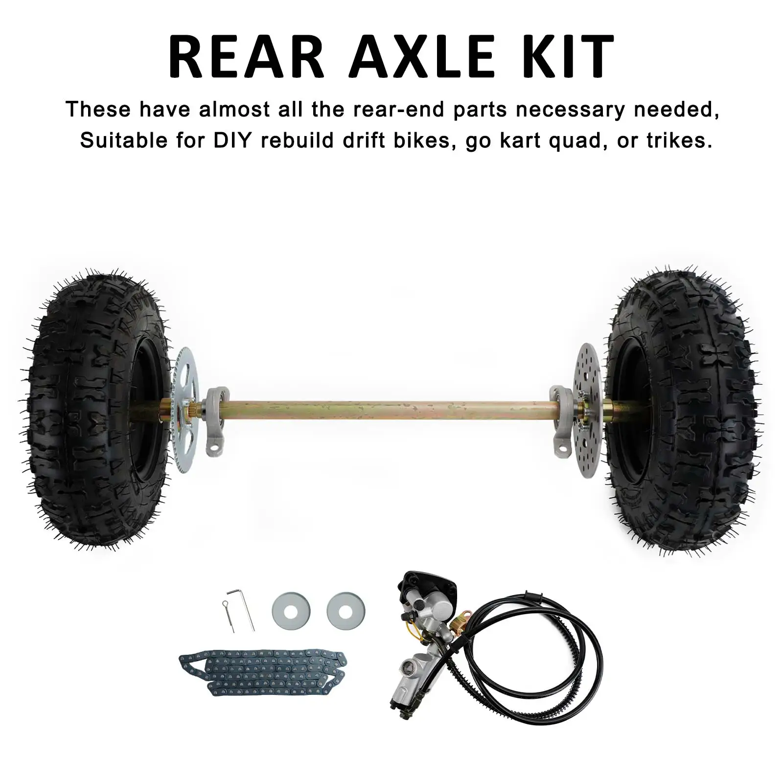 Assemblage-d-appellation-arri-re-pour-kart-kit-de-moyeu-de-roue ...