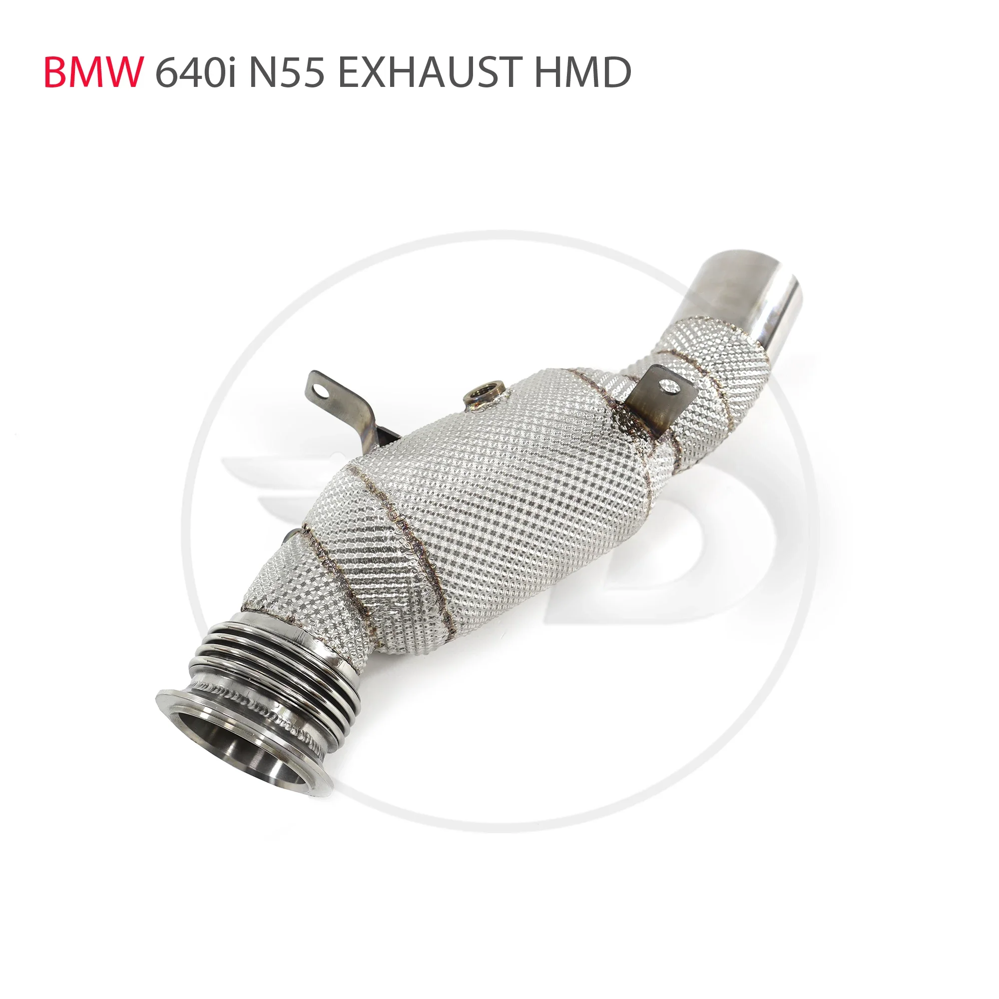 HMD Exhaust System High Flow Performance Downpipe for BMW 640i F06 F12 ...
