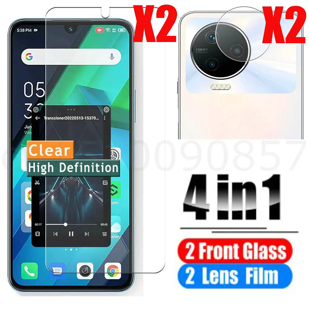 Infinix Note 12 Pro 4G NFC 강화 유리 + 카메라 화면 보호기, Infinix Note 12 Pro ...