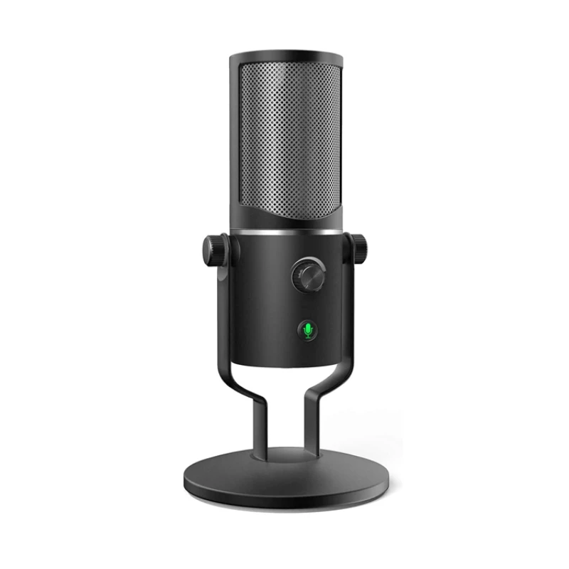 Noise Reduction Mic With Mute Button Condenser Mic For, 06/03/2024