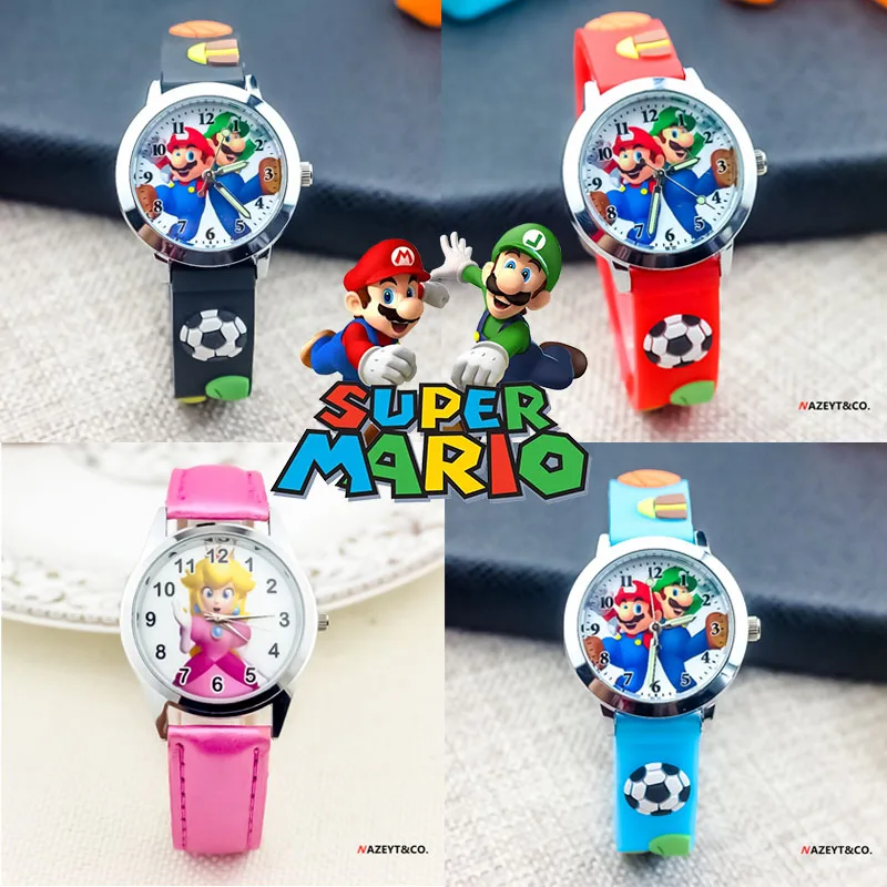 Super-Mario-Bros-Kids-Cartoon-Watch-Games-Peripherals-Anime-Figures ...