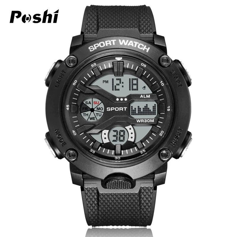 POSHI-Top-Brand-Digital-Watch-Luxury-Luminous-Calendar-Week-Clock-Men-s ...
