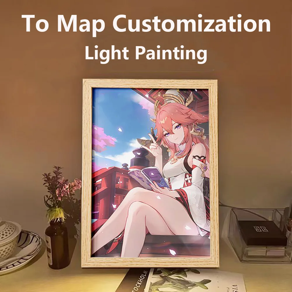 Led-Light-Painting-Creative-Diy-Customization-Anime-Cartoon-Room ...