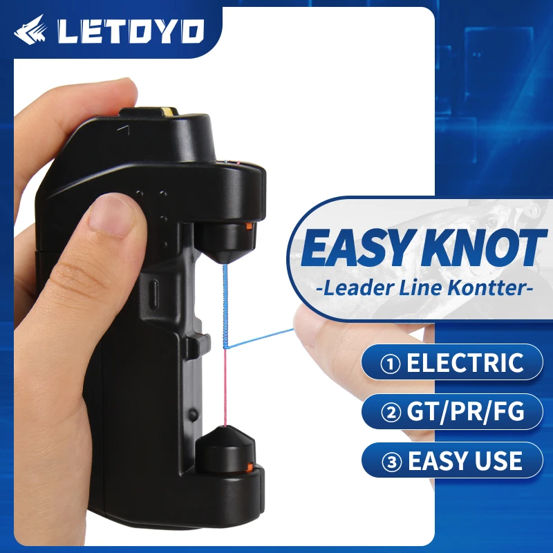 Letoyo Knotter Knot Assist Gt/fg/pr Knot Knotting Machine Fishing Bobbin Winder Fishing Line ...