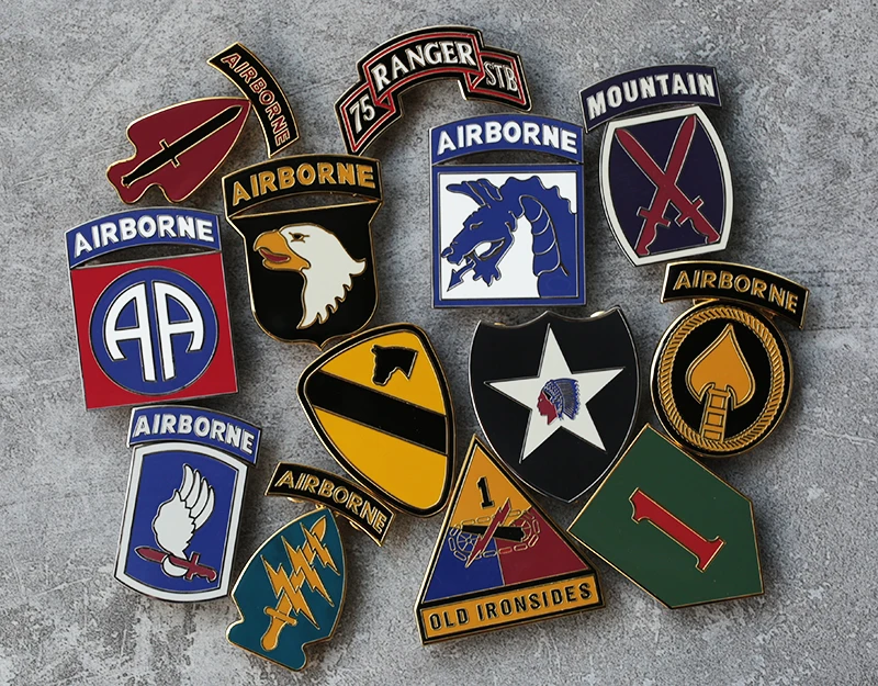 military Metal US ARMY Special COMBAT SERVICE Uniform IDENTIFICATION ...