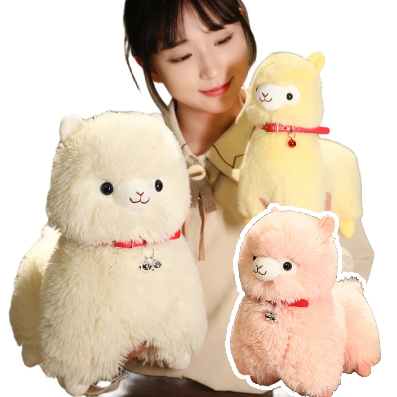 Kawaii-Alpaca-Plush-Doll-Yellow-Pink-White-Animal-Alpaca-Plush-Toy ...