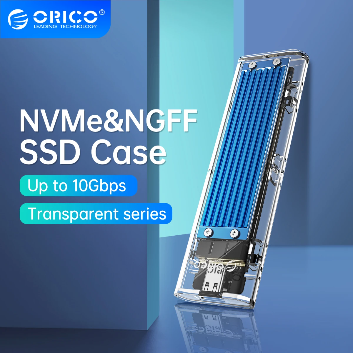 ORICO M2 SSD Case NVMe NGFF Dual Protocol USB3.1 GEN2 10Gbps SSD ...