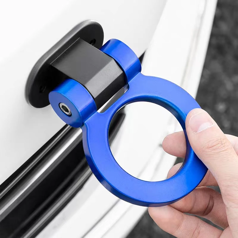 NEW-Vehicle-Trailer-Hooks-Sticker-Decoration-Car-Rear-Front-Towing-Hook ...