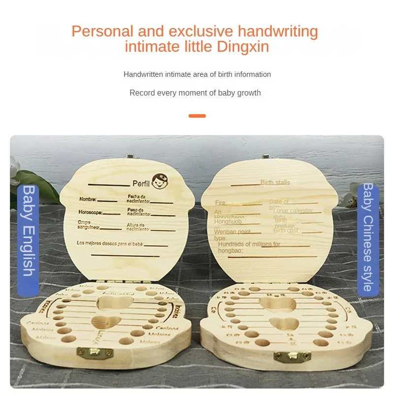 Wooden-Storage-Box-For-Baby-Kids-Tooth-Box-Organizer-Storage-Box-For ...