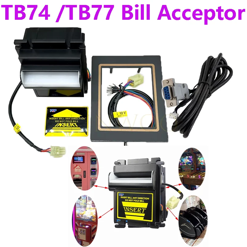 ICT Bill Acceptor Validator Cash Acceptor machine TB74 TB77 Pulse ...
