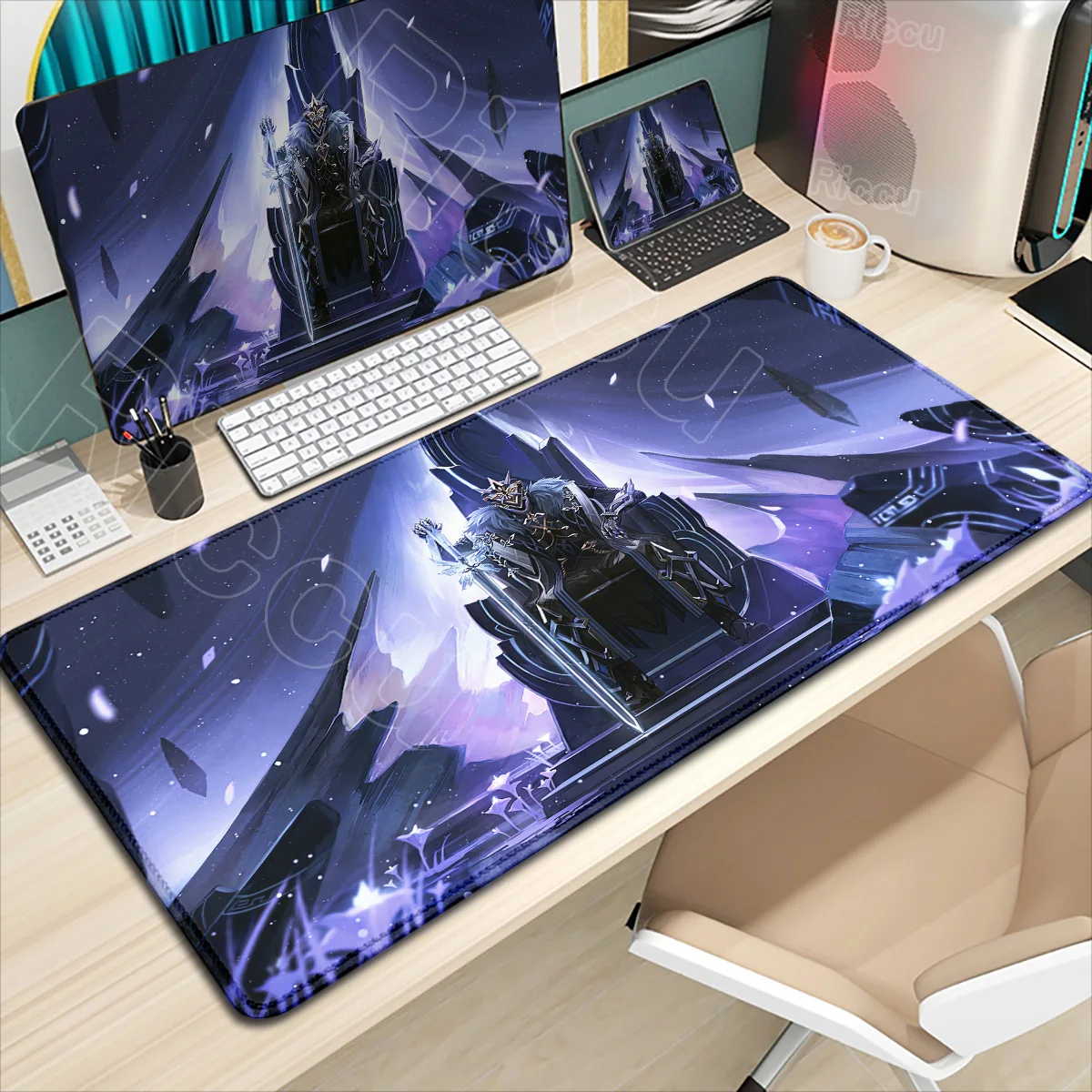 HD Printing Capitano Mouse Pad Game Genshin Impact Anime Mouse Pad ...