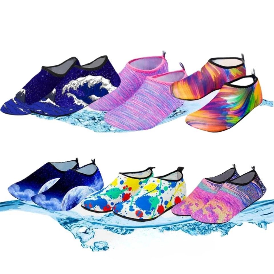 Water-Shoes-Sport-For-Men-Women-Kids-Beach-Swimming-Socks-Printing-Anti ...