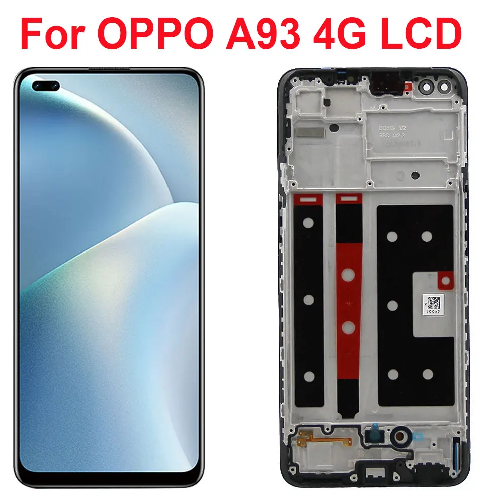 AMOLED-A93-4G-Screen-with-Frame-for-Oppo-A93-CPH2121-CPH2123-Lcd ...