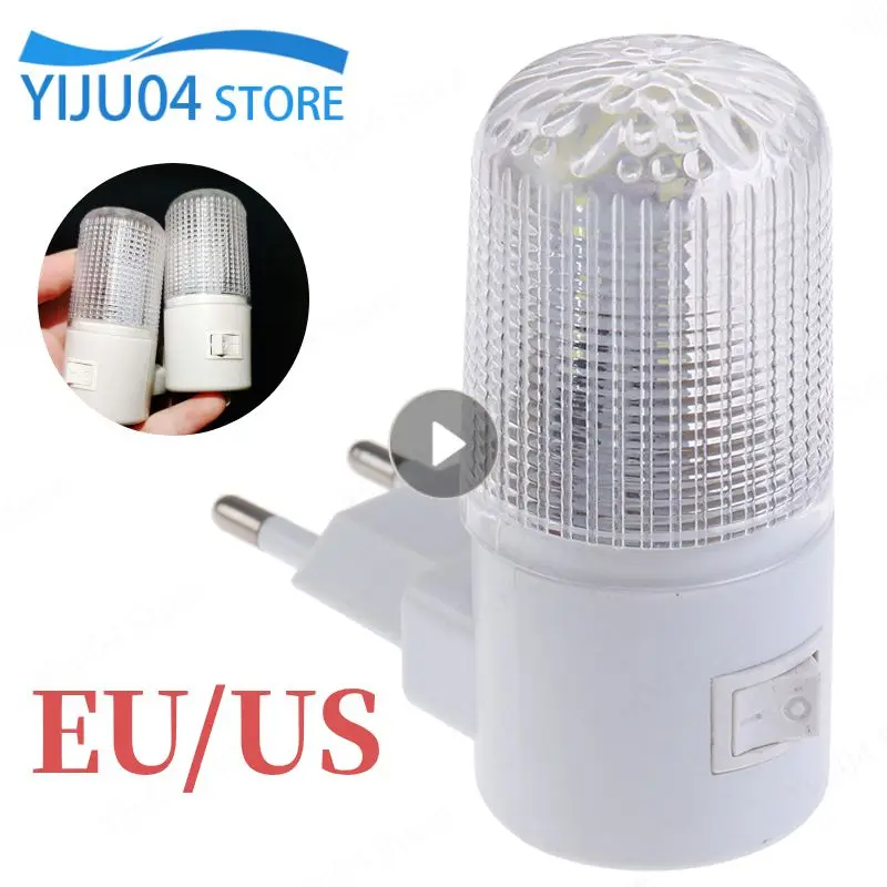 LED-Night-Lights-EU-US-Plug-Bedside-Lamps-Wall-Mounted-Energy-efficient ...