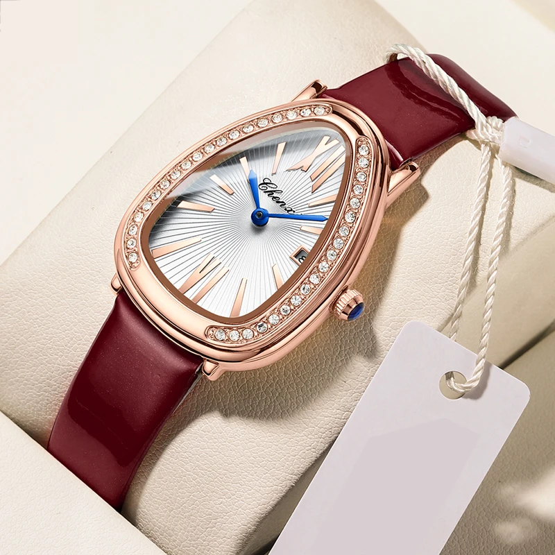 Moda CHENXI reloj mujer marca de lujo reloj femenino de cuarzo elegante ...