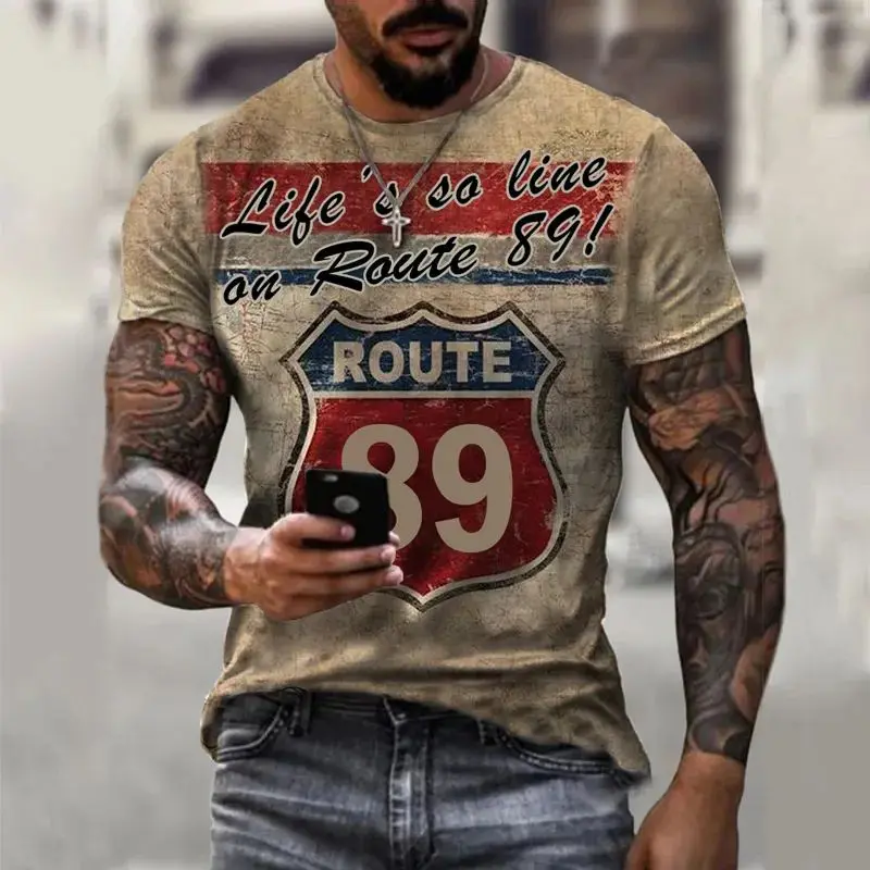 Summer Vintage Men Fashion
