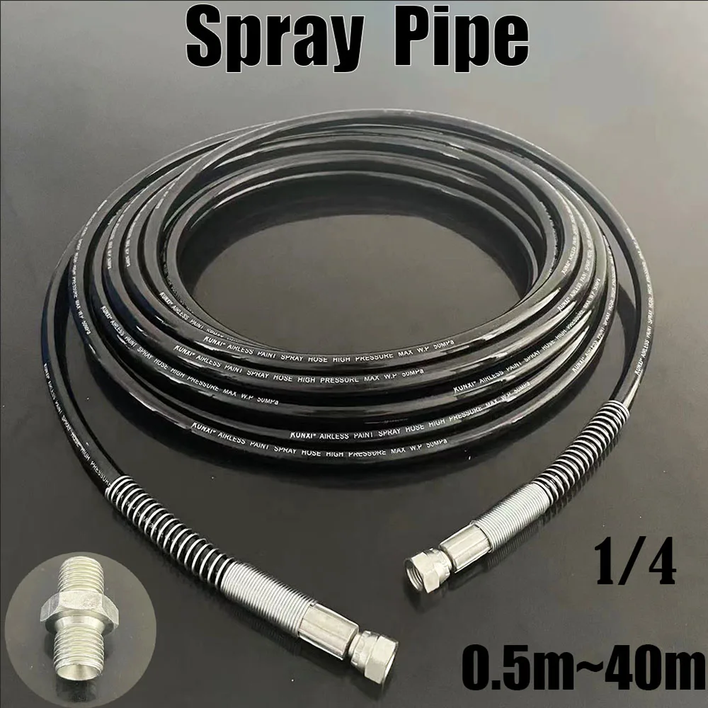 0-5-40M-High-Pressure-Air-Hose-Airless-Paint-Machine-Hose-7250PSI-High ...
