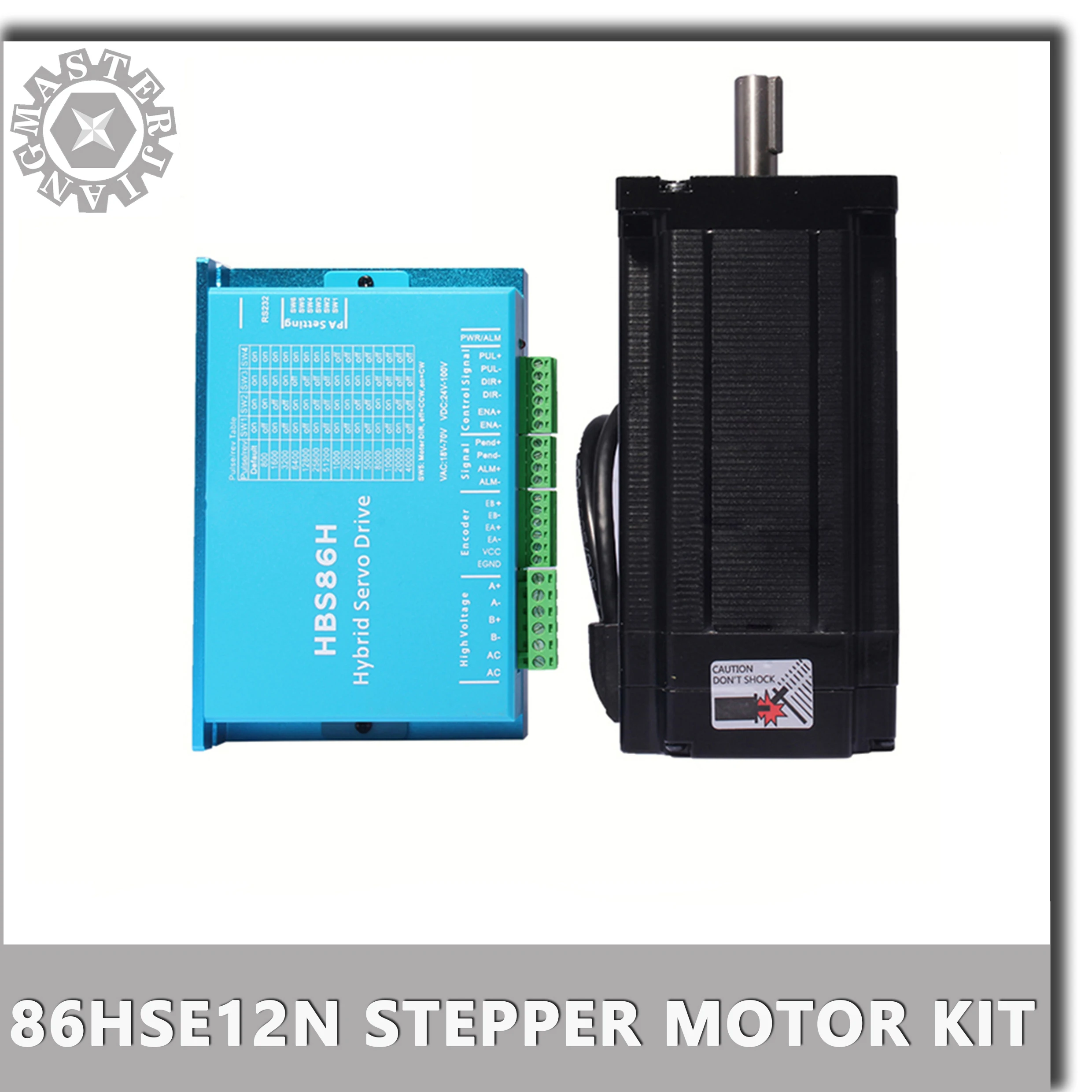 DL86/HBS86H Closed-loop step motor 12NM Nema34 86 Hybrid closed loop 2 ...