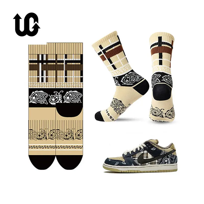 New DK Mens Socks Crew Cactus Jack Socks Pure Cotton Sock Travis Scott ...