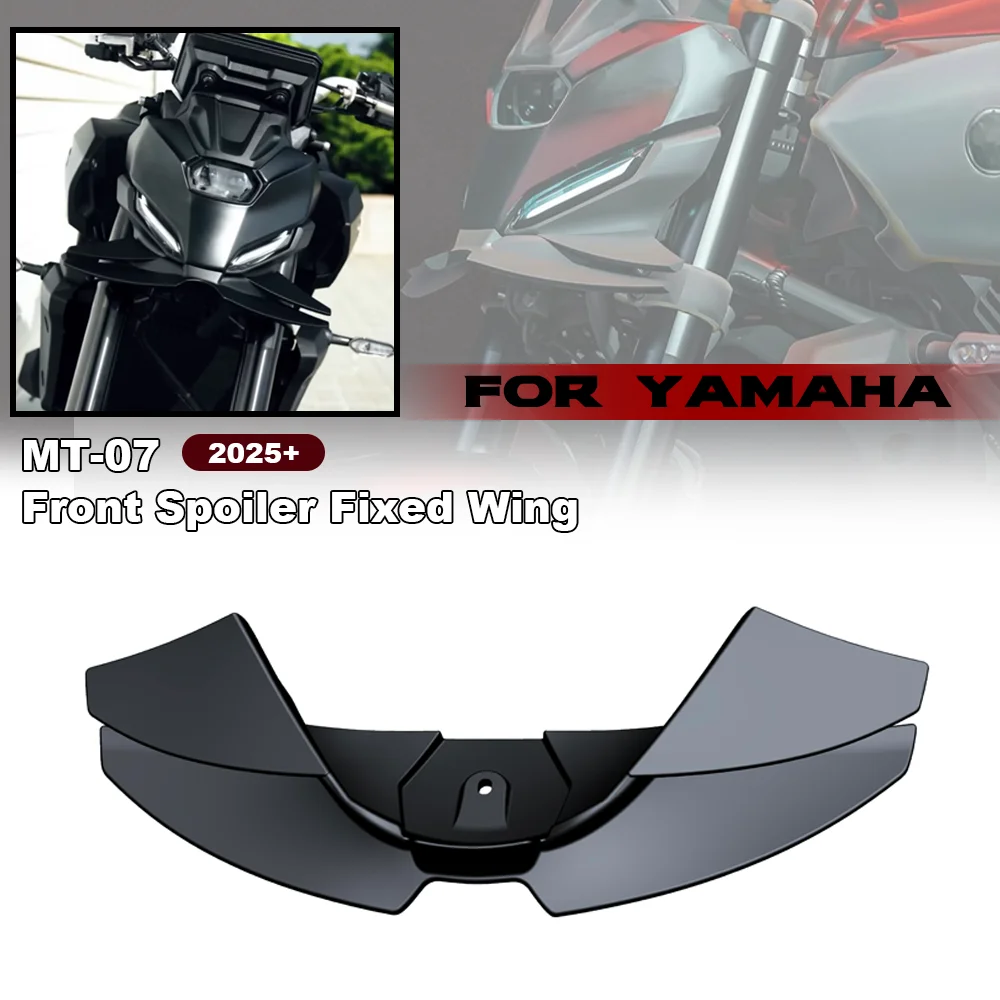 For YAMAHA MT-07 MT07 2025 + Motorcycle Front Beak Spoiler Front Lip ...