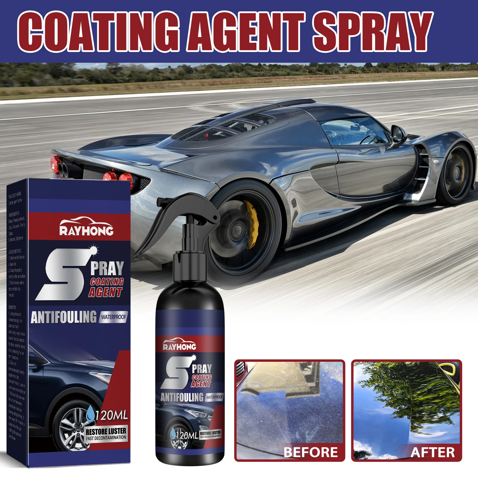 Car-Coating-Spray-Paint-Maintenance-Decontamination-Darkening-and ...