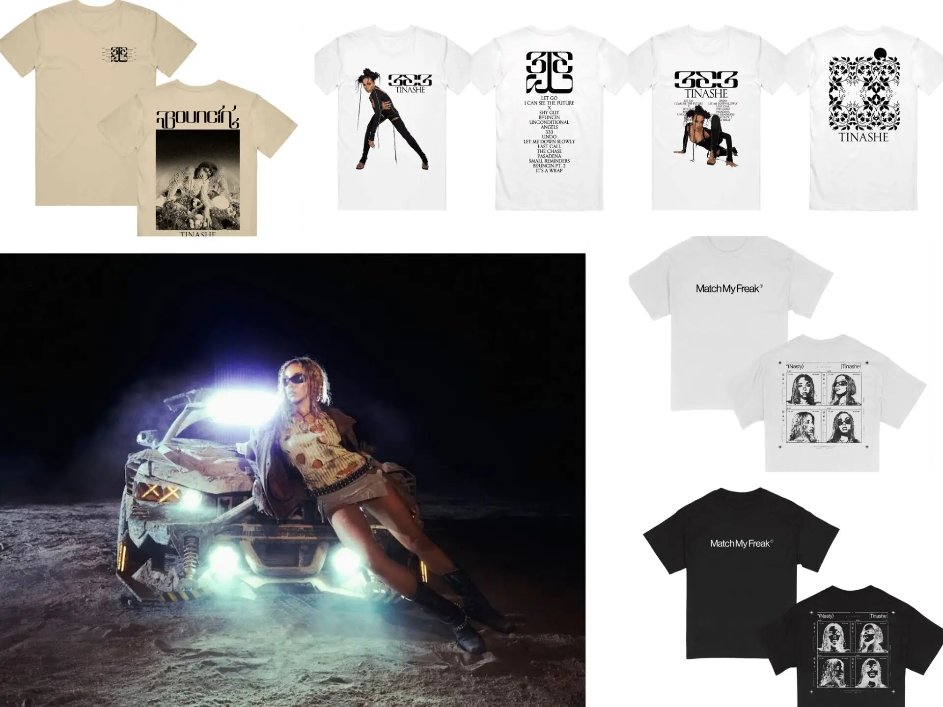 Tinashe-Quantum-Baby-Merch-T-Shirt-Unisex-Short-Sleeved-T-Shirt-Casual ...