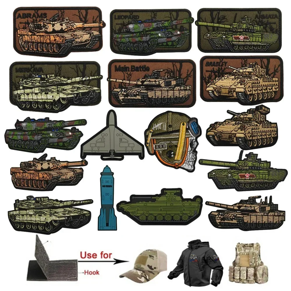 Newly-Designed-Camouflage-Series-Embroidered-Tactical-Tank-Badge-Bag ...