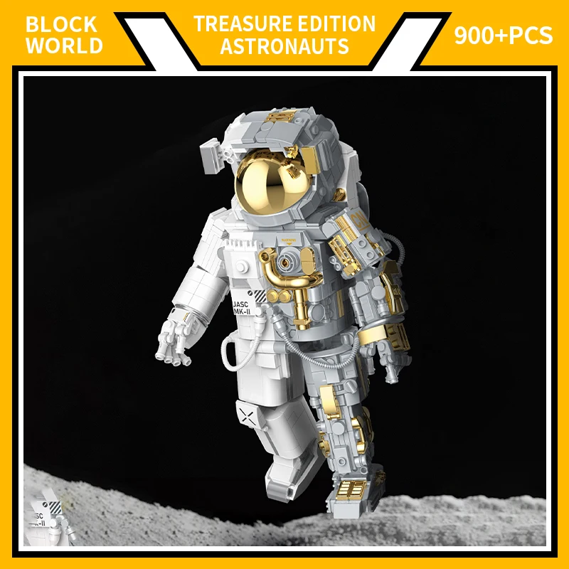 900PCS-Astronaut-Building-Blocks-Set-Plastic-Model-Kit-Action-Figures ...