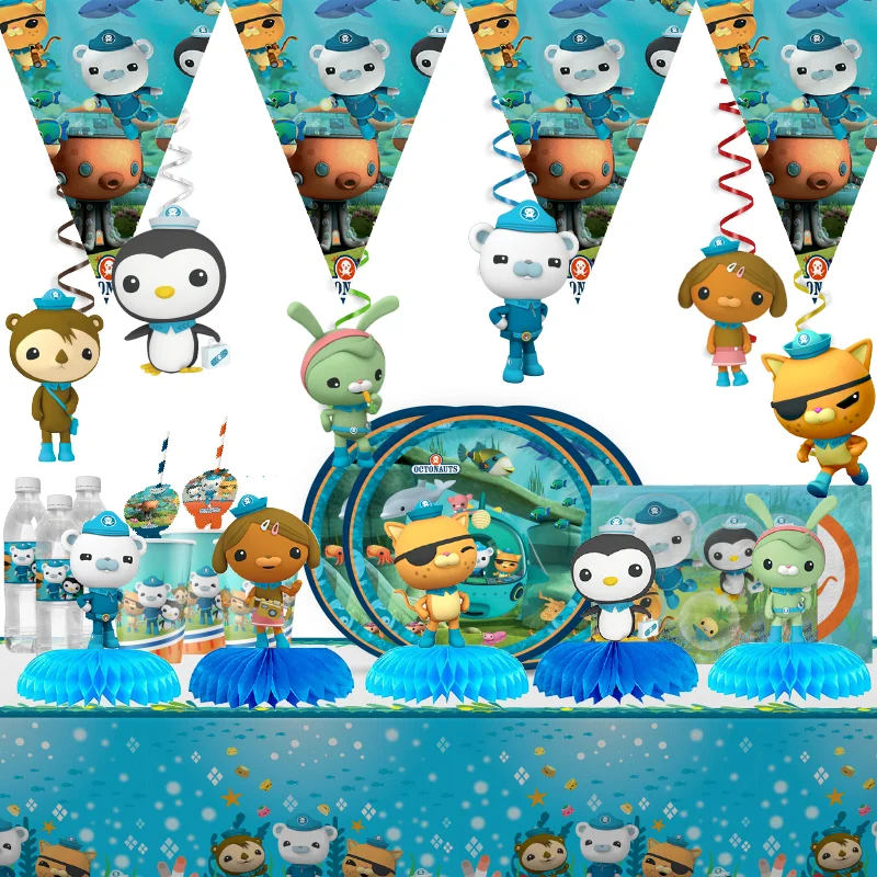 cartoon-the-octonauts-theme-oceans-party-supplies-tableware-cup-plate ...