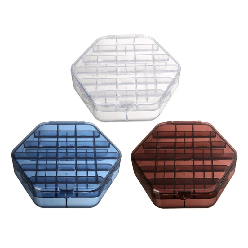 Double Layer Clear Acrylic Jewelry Box Storage Container Organizer ...