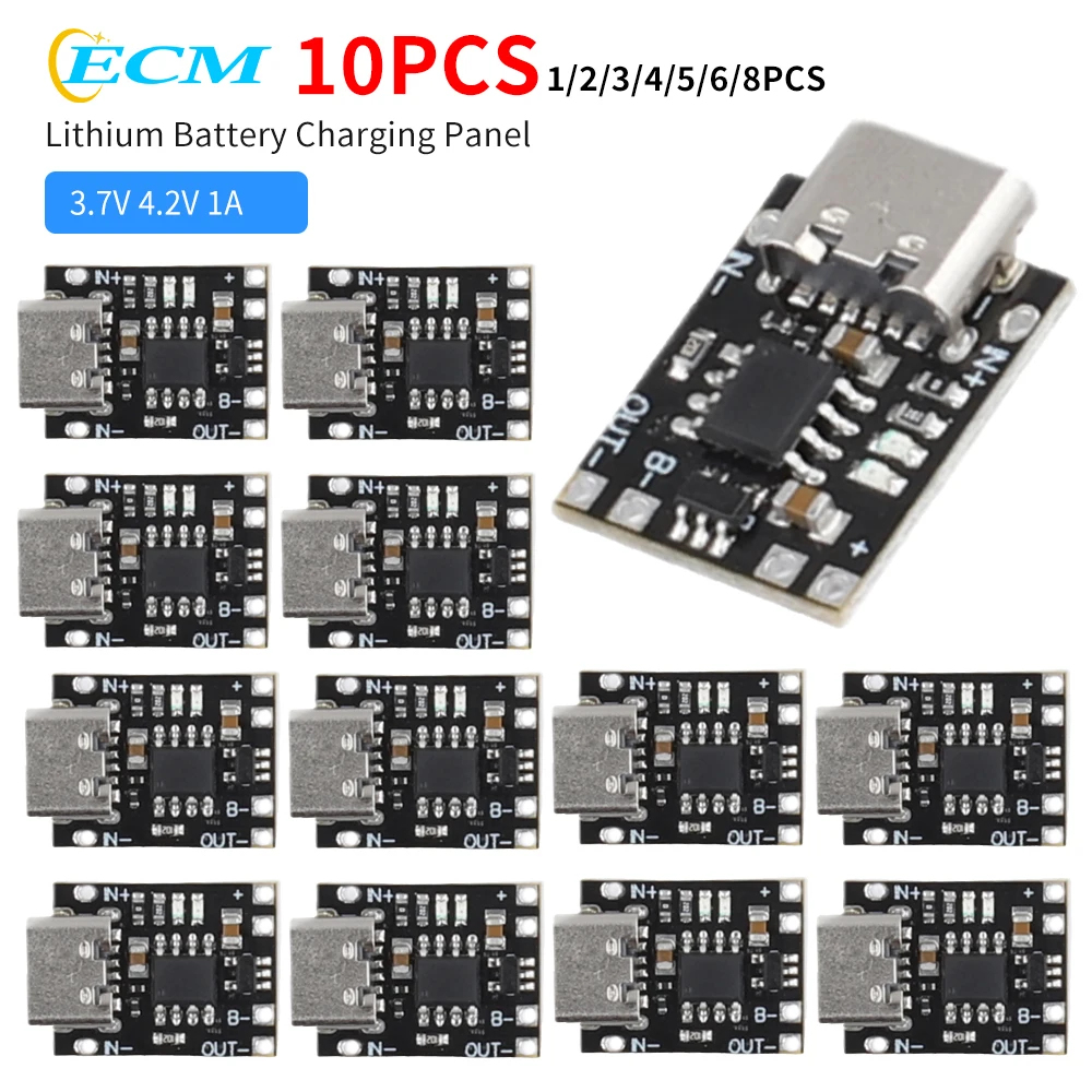 1-10pcs-Lithium-Battery-Charging-Panel-1A-3-7V-4-2V-Ternary-Lithium ...