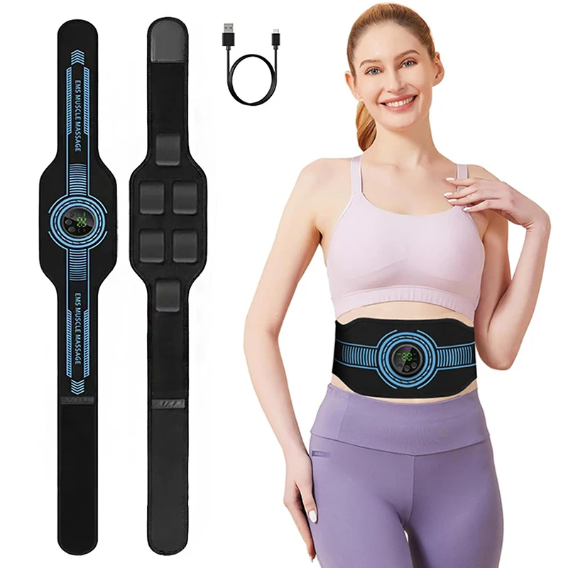 New-Charging-Style-Body-Slimming-Belt-EMS-Electric-Abdominal-Muscle ...