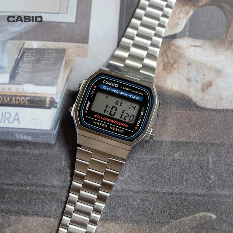 Casio-A168WA-Vintage-Digital-MEN-S-Watch-Small-Silver-Watch-Series ...